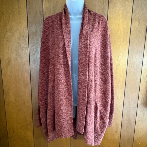 Roots | Sweaters | Roots Cardigan Sweater Womens Large Rust Open Front ...